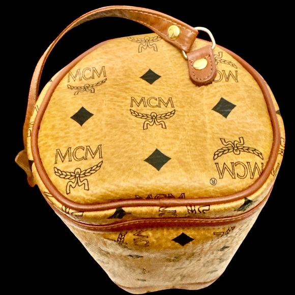 MCM | Bags | Authentic Mcm Barrel Crossbody Bag | Poshmark